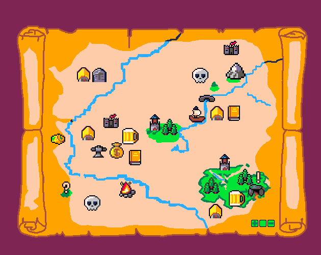 Mini-Map Markers Pack 32+ Fantasy Pixel Art Icons | PICO-8 (16x16) by ...