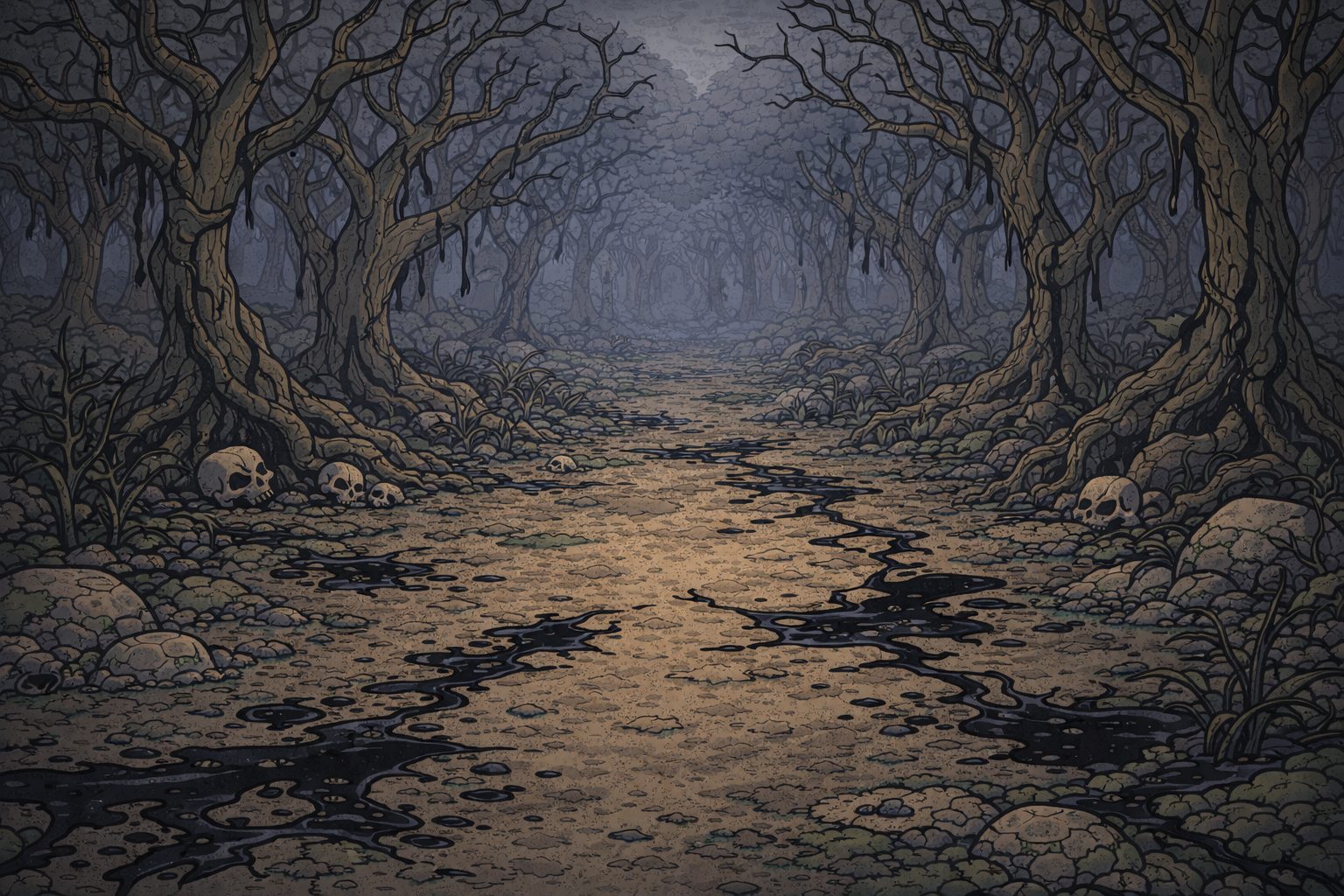 RPG/TTRPG Prototype kit pack: Emeraldwood Backgrounds Pack #3 by XYEzawr