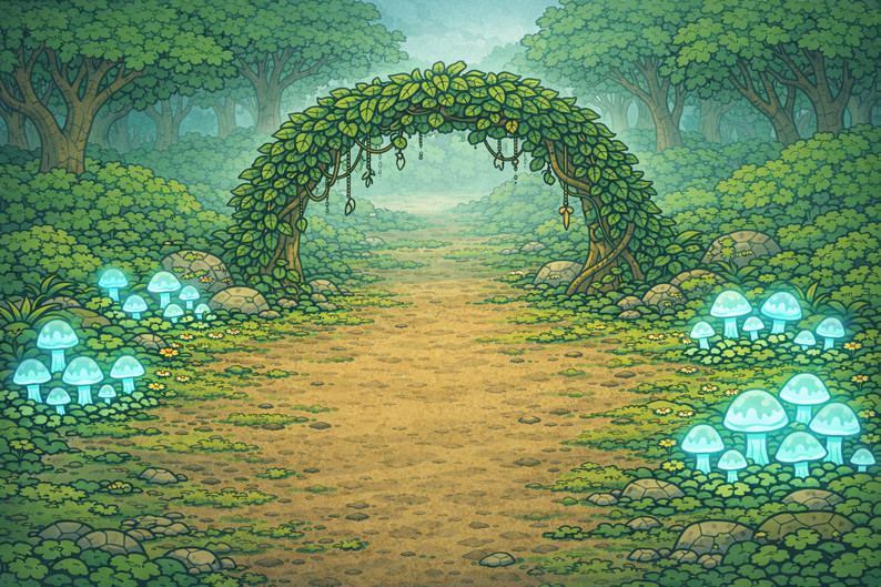 RPG/TTRPG Prototype kit pack: Emeraldwood Backgrounds Pack #3 by XYEzawr