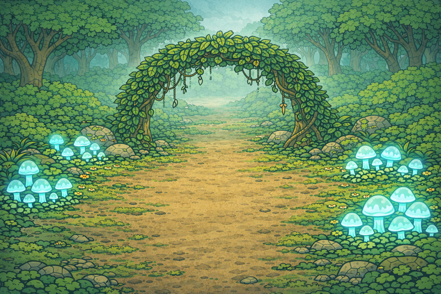 RPG/TTRPG Prototype kit pack: Emeraldwood Backgrounds Pack #3 by XYEzawr