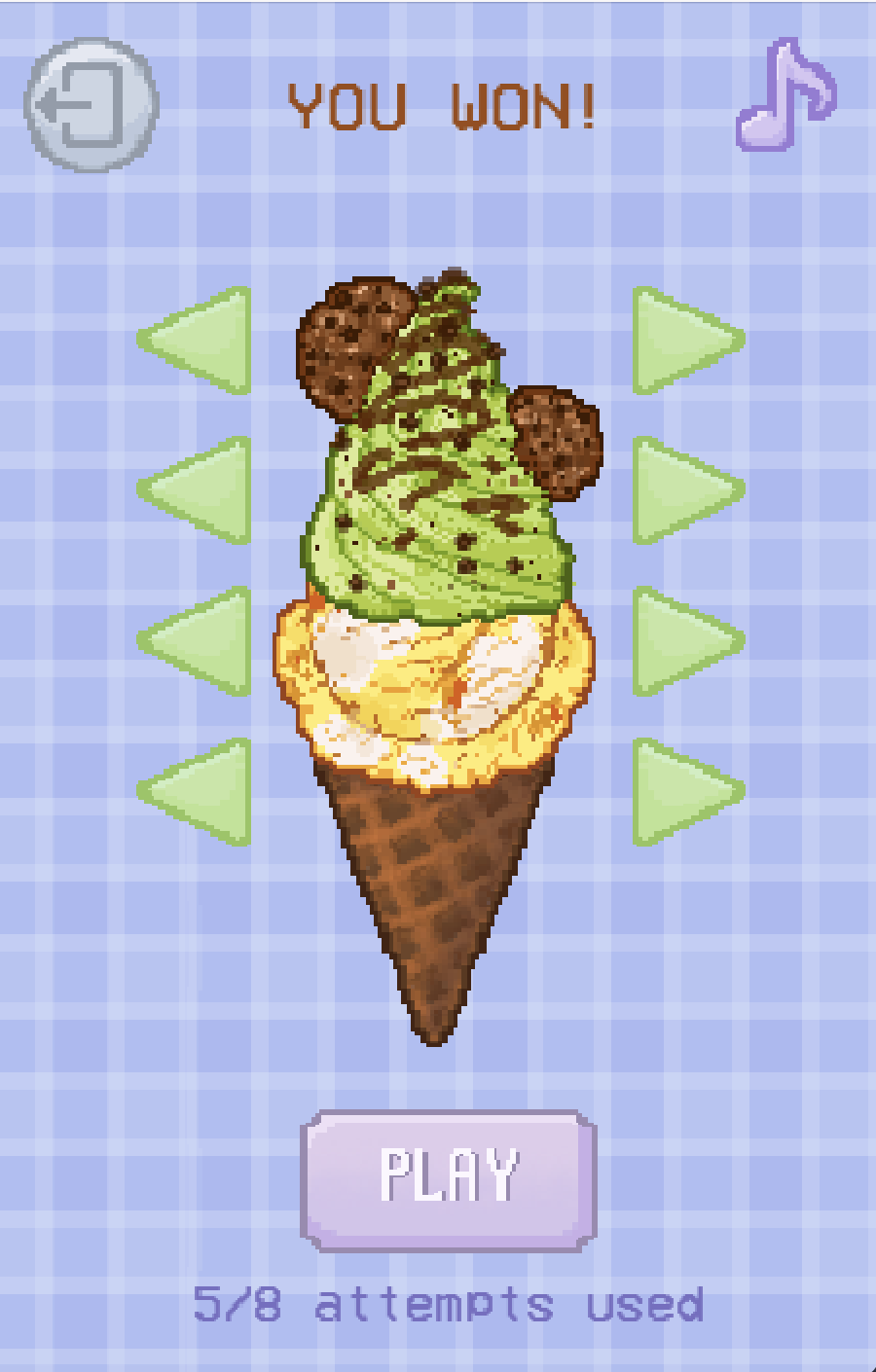 Guessing Ice Cream Game by kurkkuma