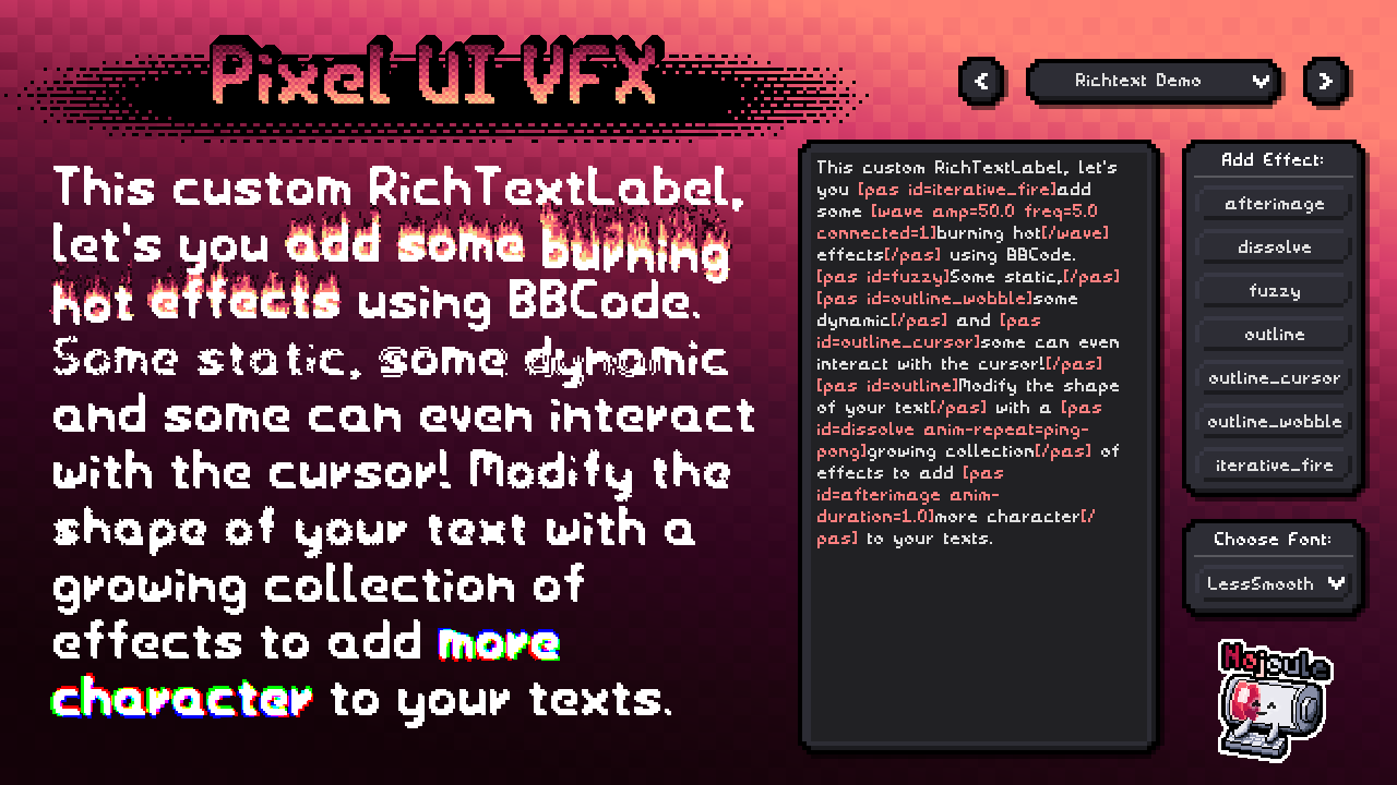 Pixel UI VFX by Nojoule