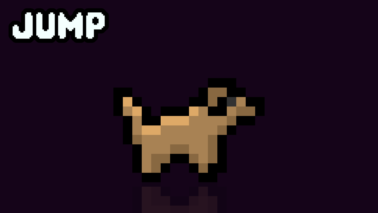 Dog 16x16 Platformer Character Sprite Sheet by ThePixelGame