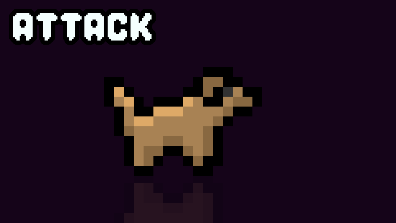 Dog 16x16 Platformer Character Sprite Sheet by ThePixelGame