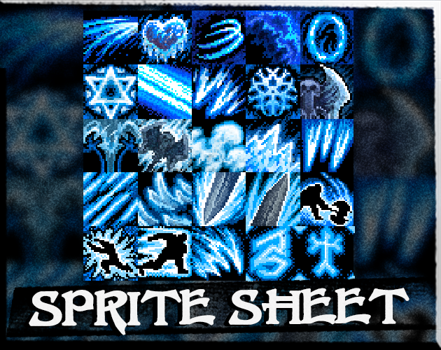 Pixel Art Skill Icons - Frost Knight - FULL Version by Frostwindz