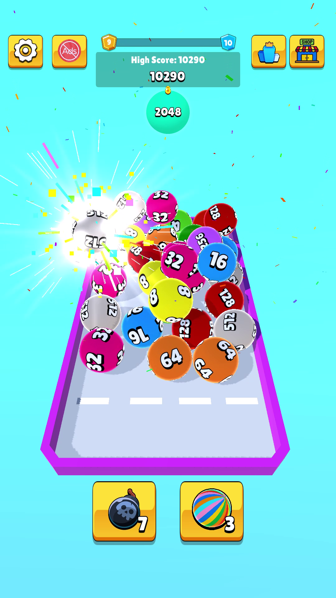 2048 Balls Merge – Number Game by ayseaktas