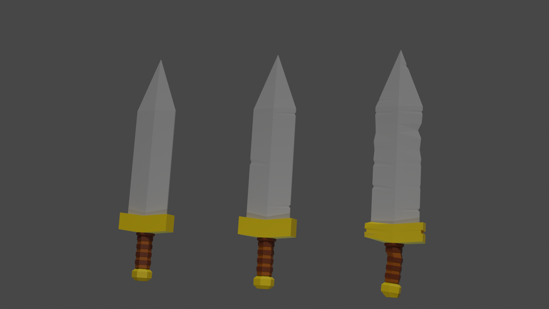Battle-Worn Low-Poly Sword Pack by SingLare