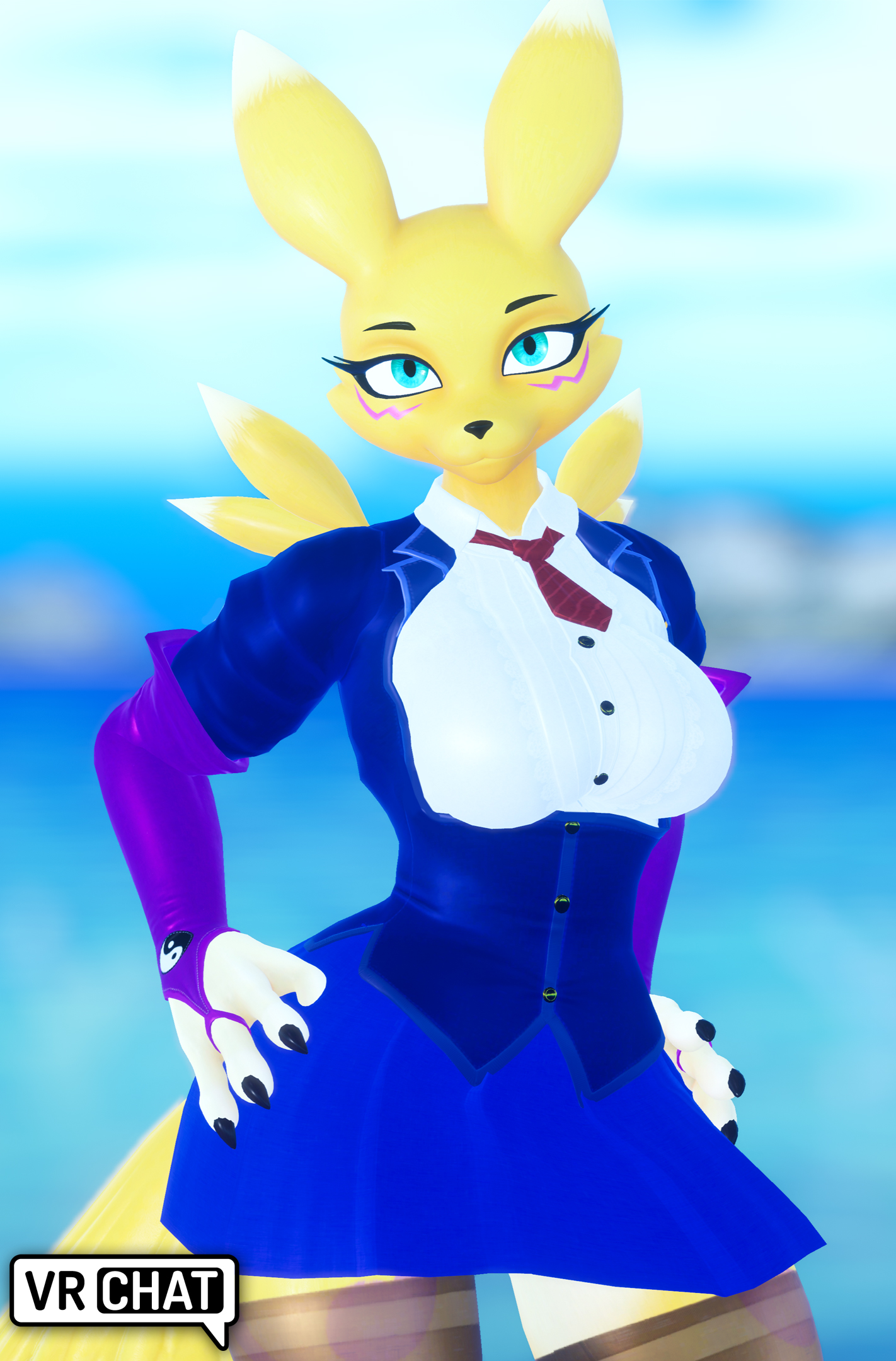 Renamon: Your Digimon Girl (VRChat) by MayoSplash