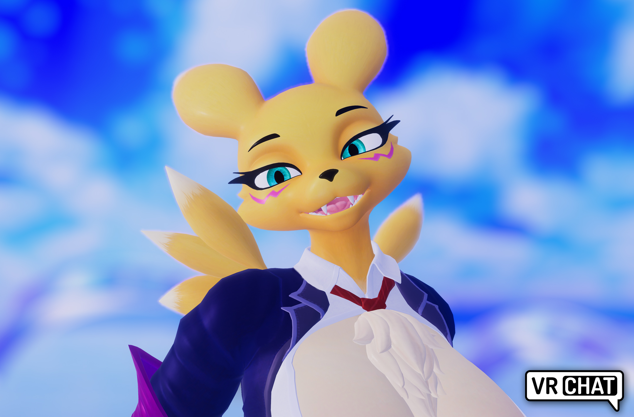 Renamon: Your Digimon Girl (VRChat) by MayoSplash