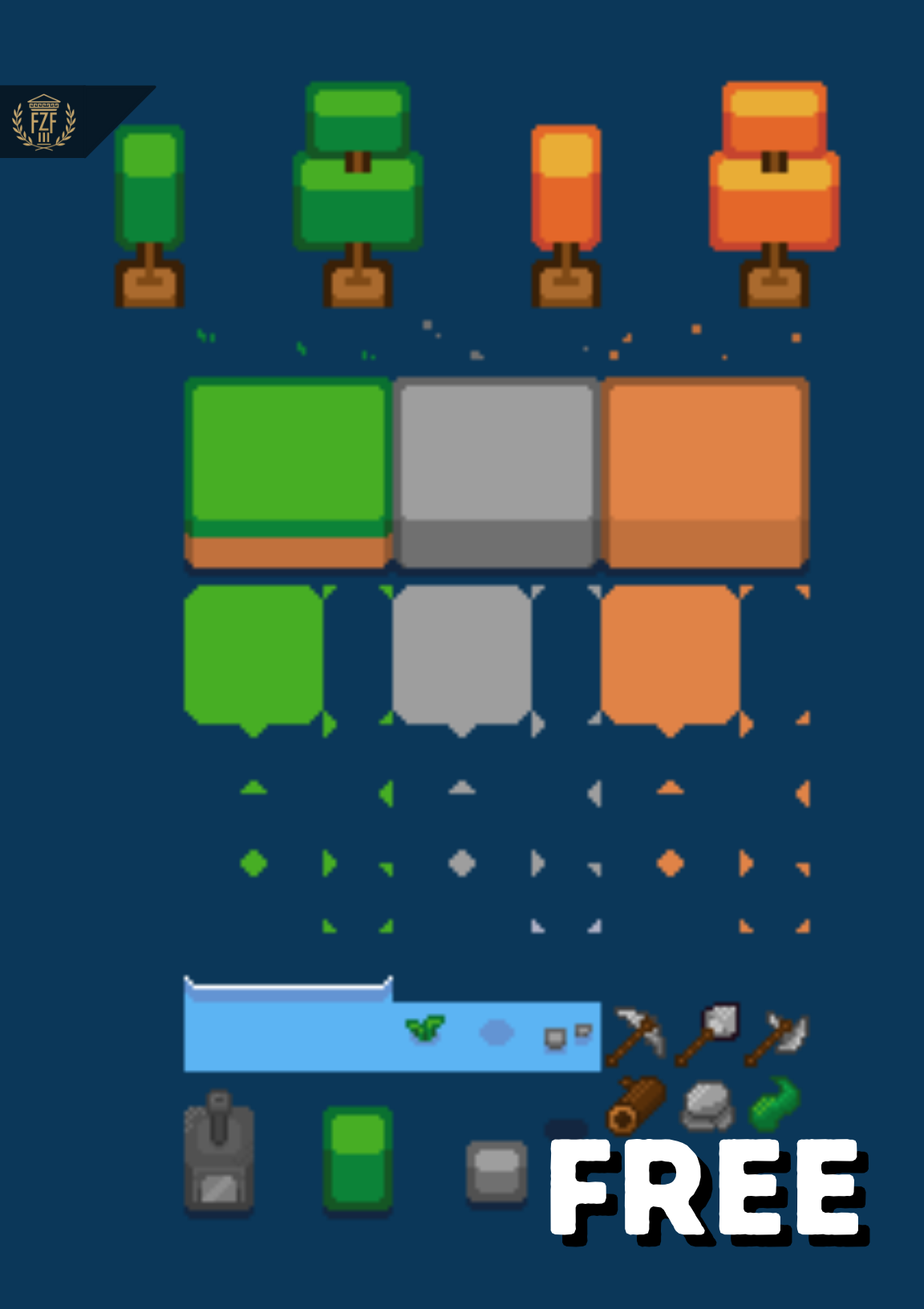 Survival Kit – Top-Down Pixel Art Assets by FZF Productions