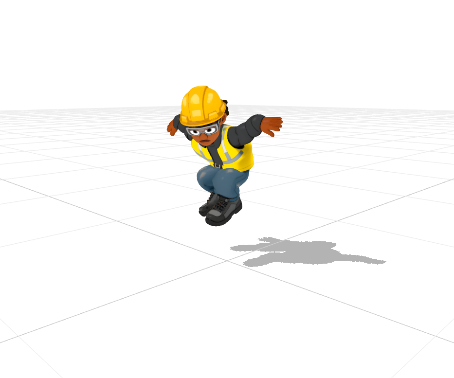 3D Young Female Factory Worker Character Rigged Pack – 3D Model with ...