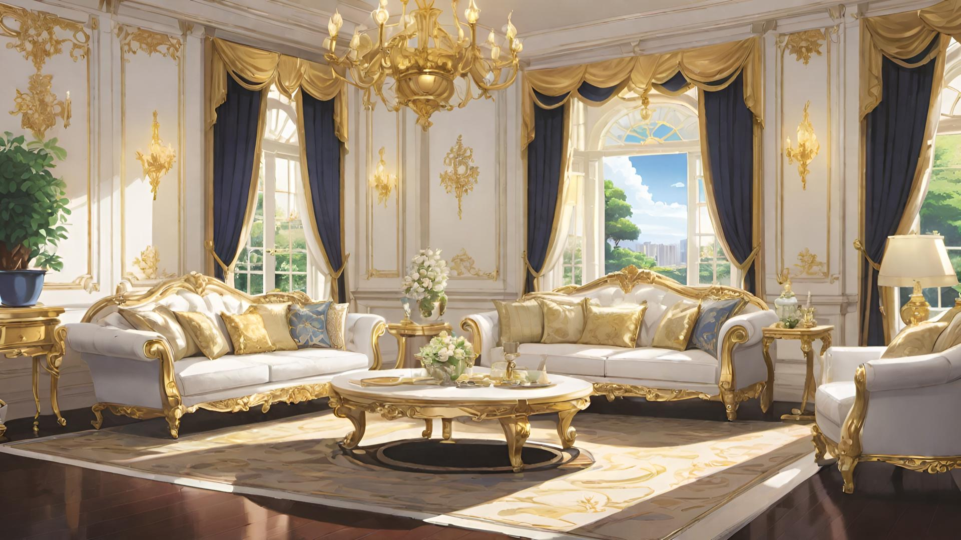 Free Background Art - Aristocrat Estate by WineChan