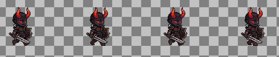 2D Character Sprite Sheet - Pixel Art Lower Demon by GreatGamingLife