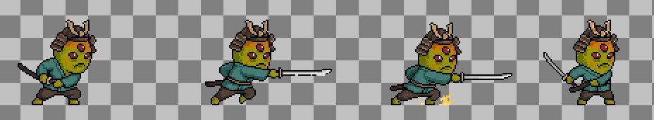 2D Character Sprite Sheet - Pixel Art Mango Mutant Humanoid by ...