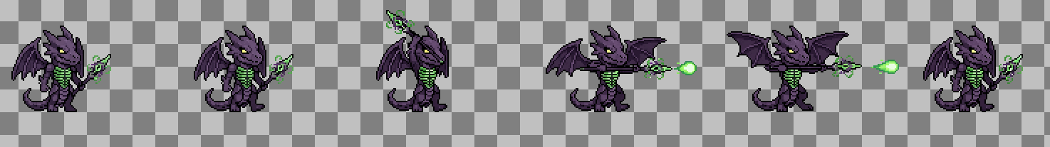 2D Character Sprite Sheet - Pixel Art Snake Lord by GreatGamingLife