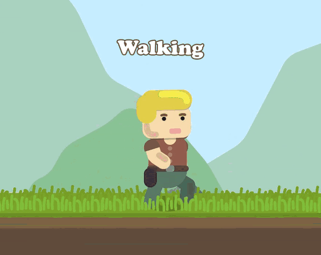 Minimalist Vector Farmer/Villager – 7 Animations (with Variants) by ...