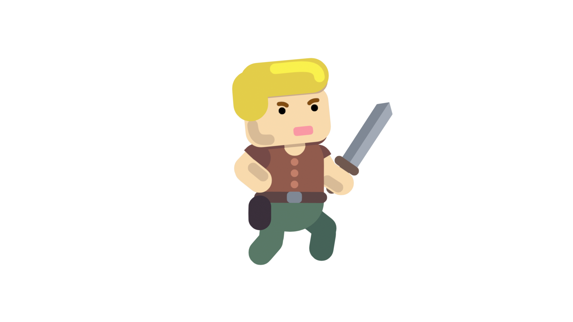 Minimalist Vector Farmer/Villager – 7 Animations (with Variants) by ...