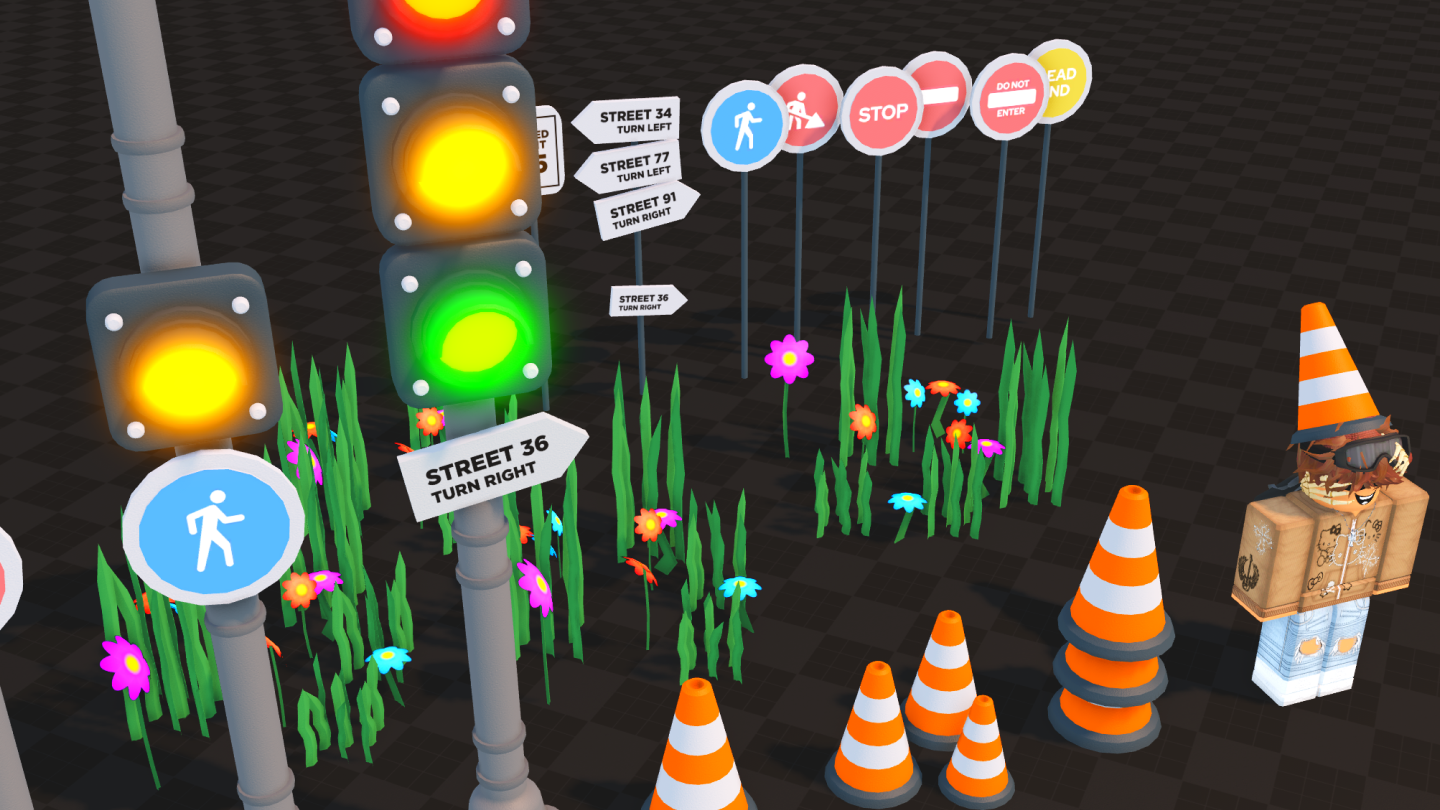 Small Roblox Asset Pack (18 City Assets) by Coble
