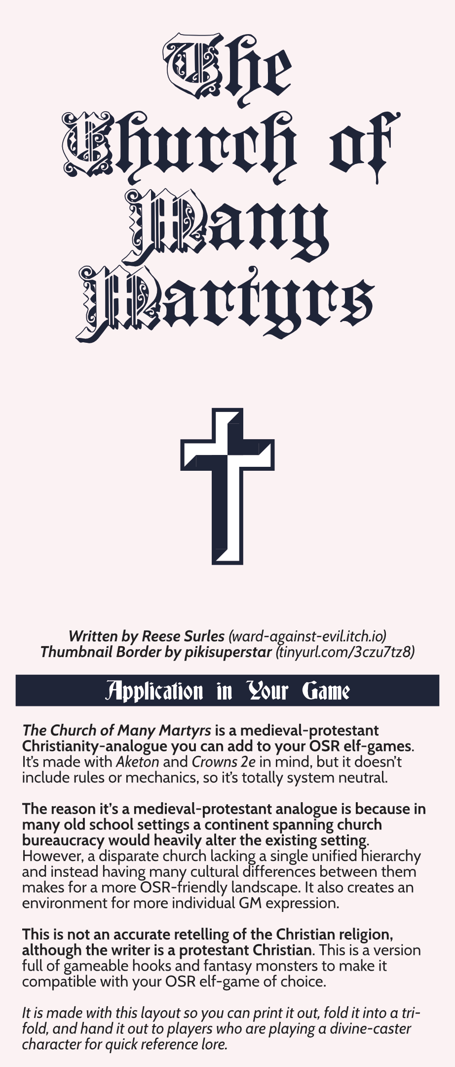 The Church of Many Martyrs by Ward Against Evil