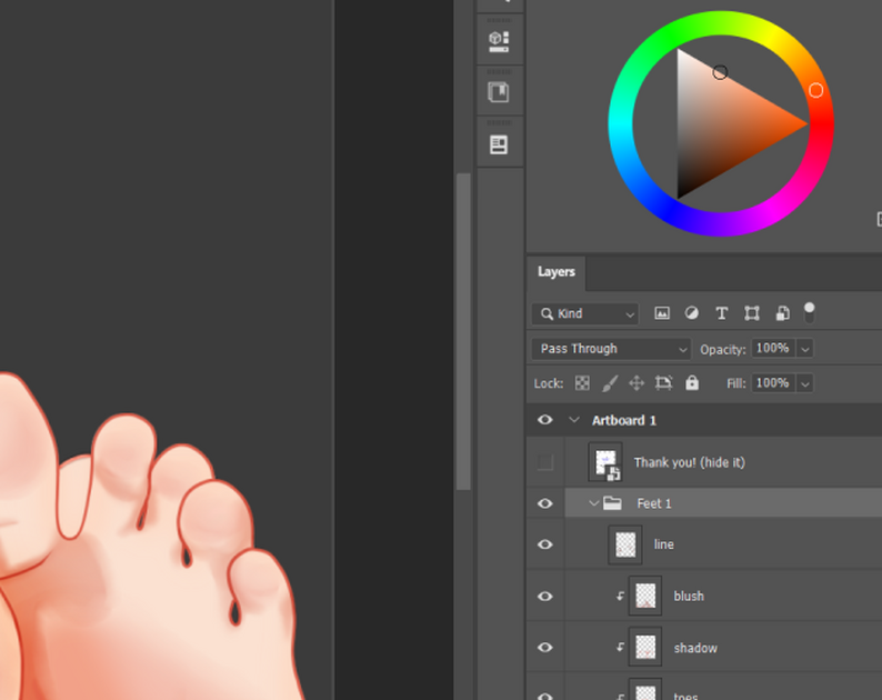 VTuber Feet№6 Pose PNG Pack (PNG + PSD) by Ne.buhanka