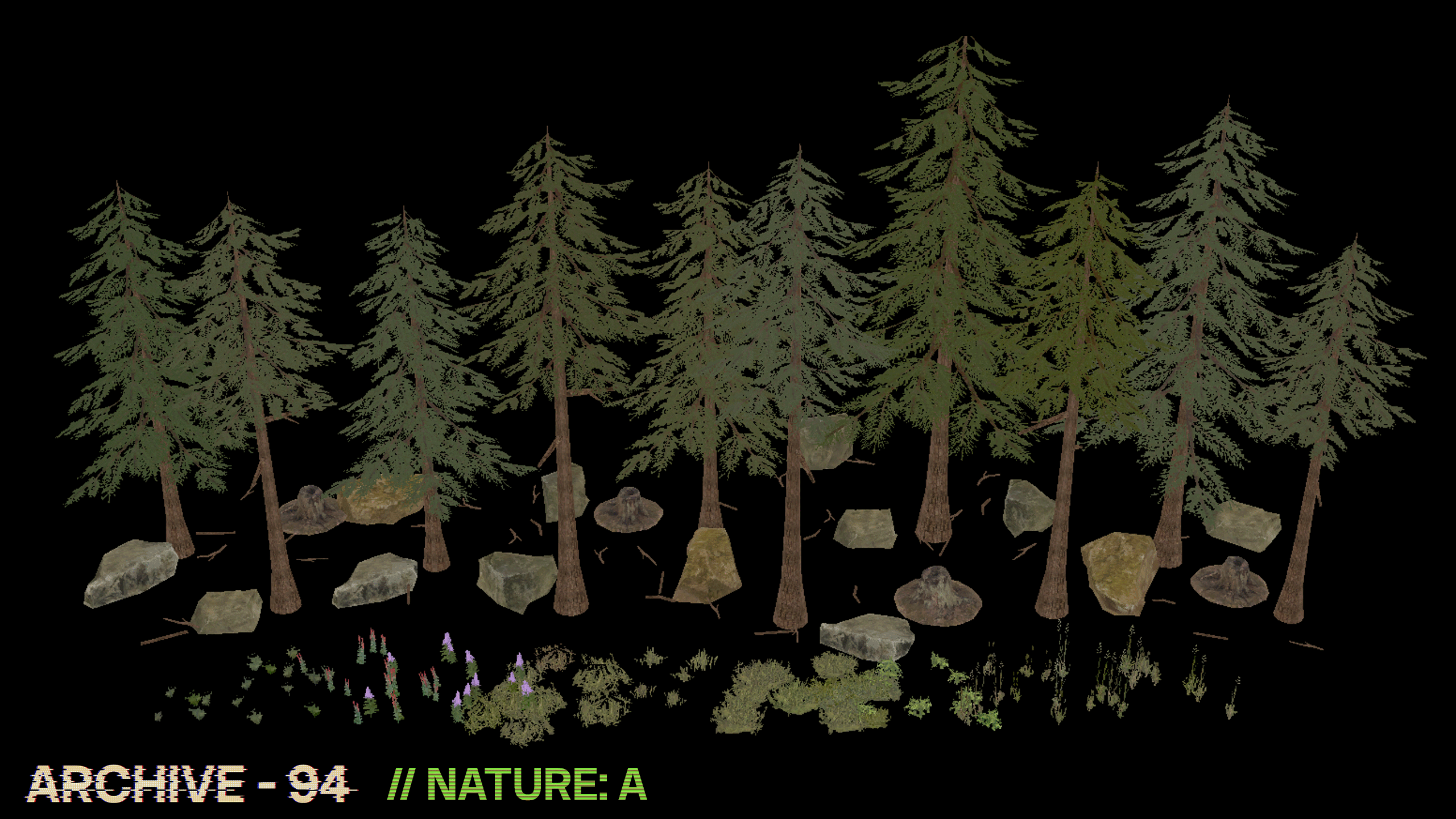 PSX Asset Pack: Nature by Archive-94