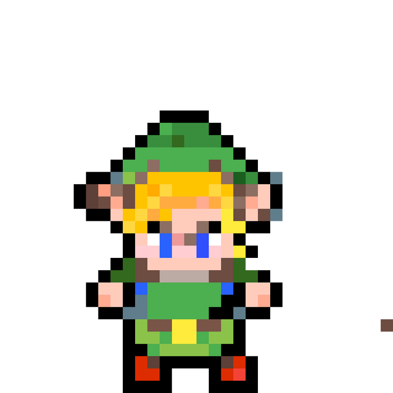 Pixel Art Elf Character Icon (Original Design) 32x32 by midnightpixelworks