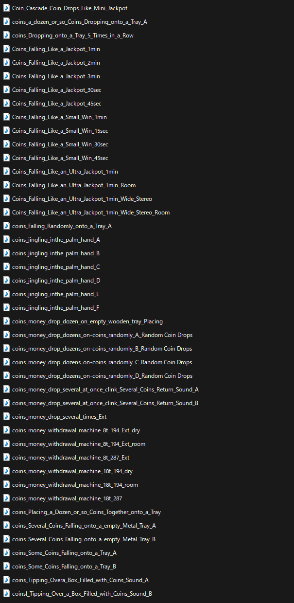 Coin 100 SFX Bundle by BENGAL CAT