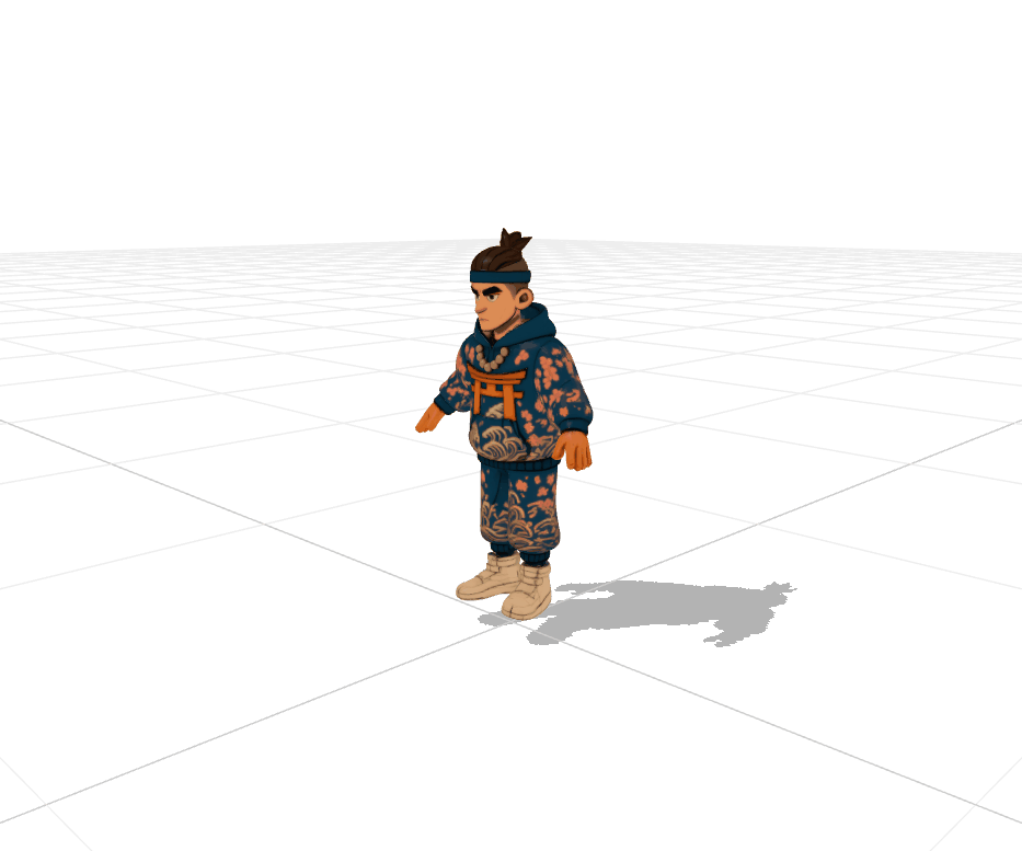 3D Modern Guardian of the Temple Warrior Character Rigged Pack – 3D ...