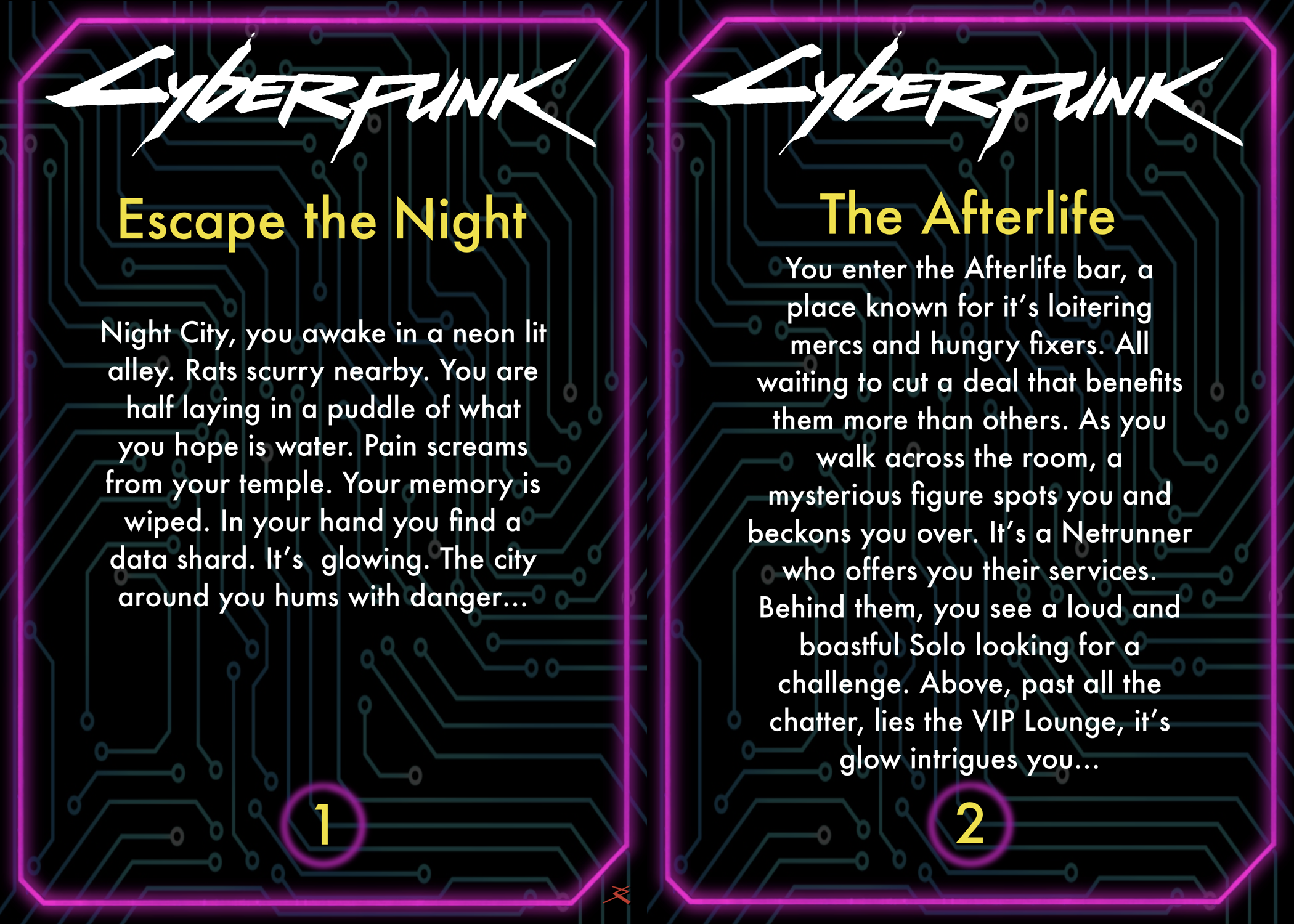 Cyberpunk: Escape the Night by DescendingChaos