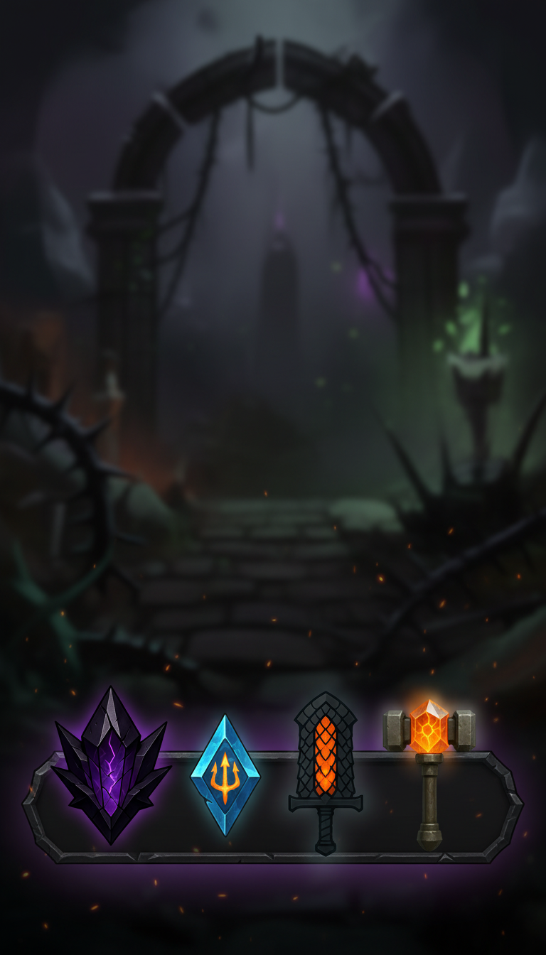 Dark Fantasy RPG Icon Pack – 100 Premium UI Assets for Games by ...