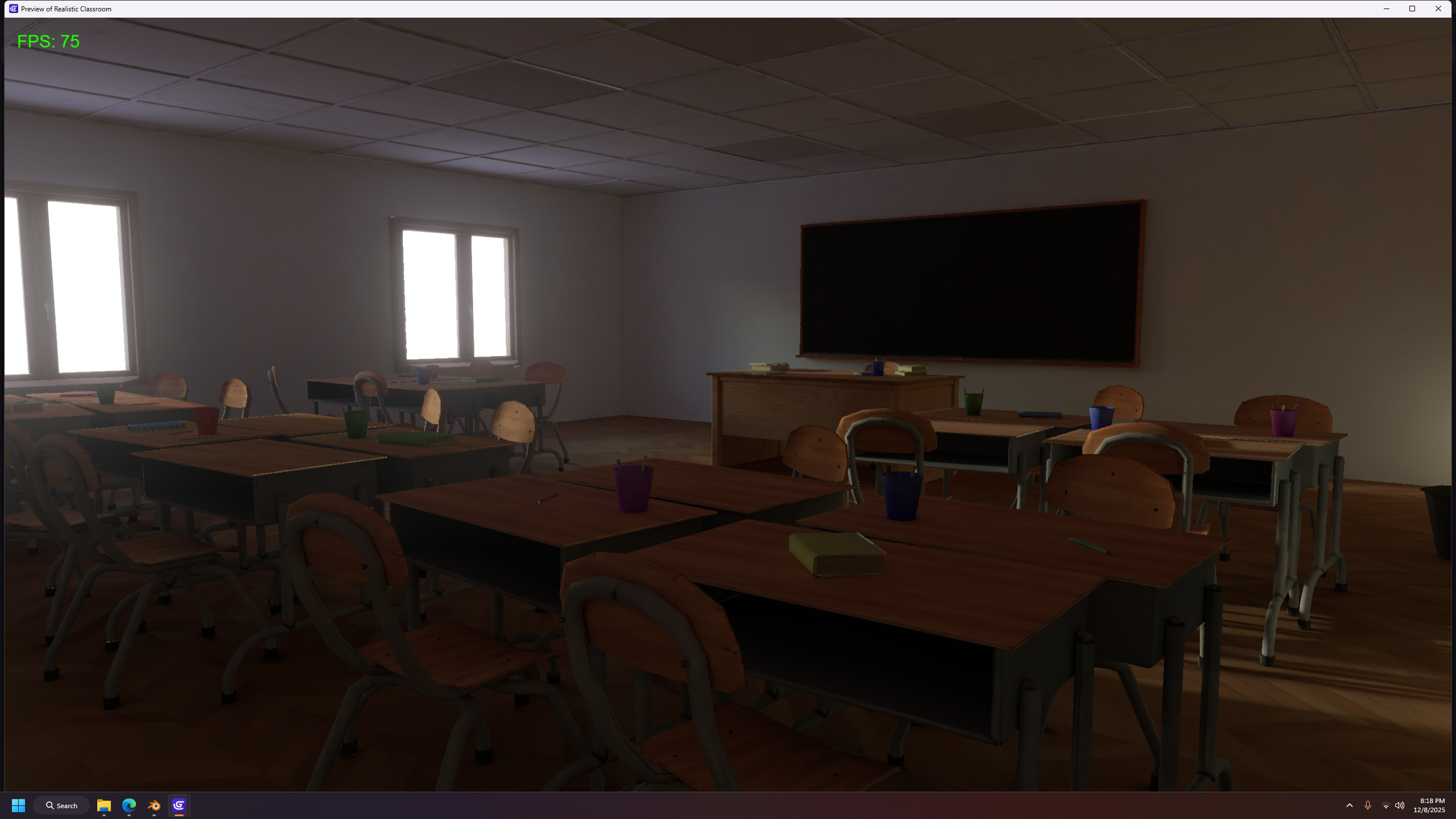 Realistic Classroom by MUMLADZE