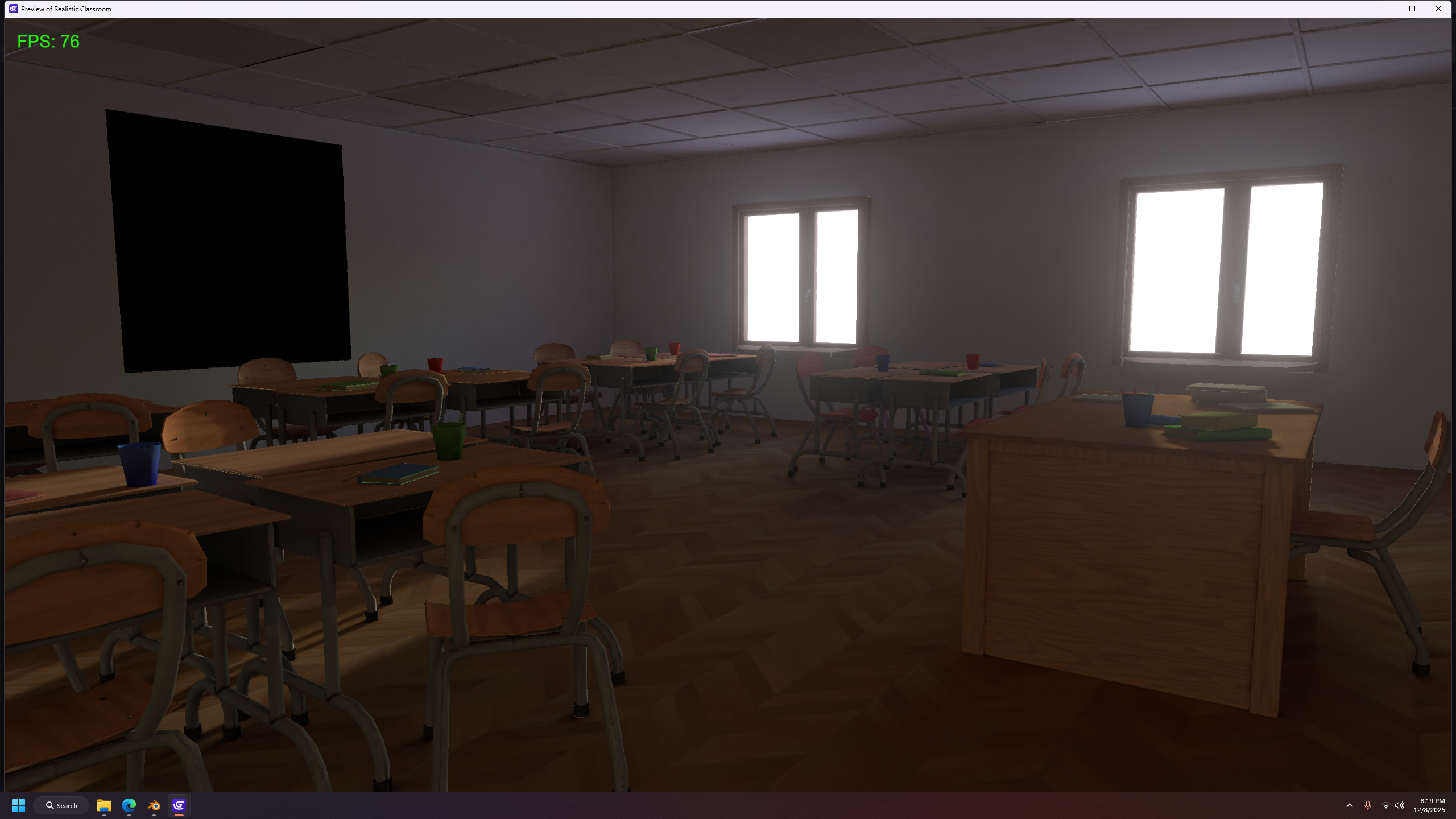 Realistic Classroom by MUMLADZE