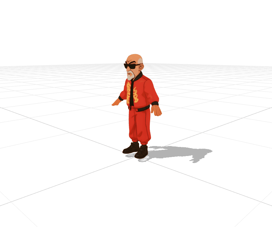 3D Modern Retired Samurai B-boy Character Rigged Pack – 3D Model with ...