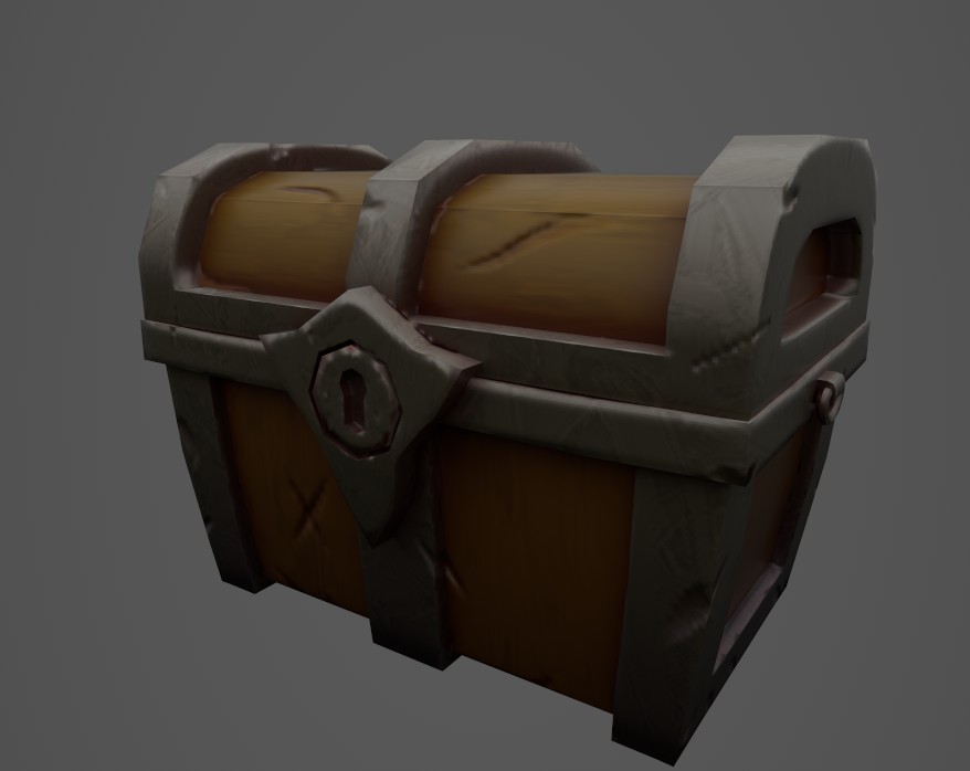 Low Poly Chest by GreenRou