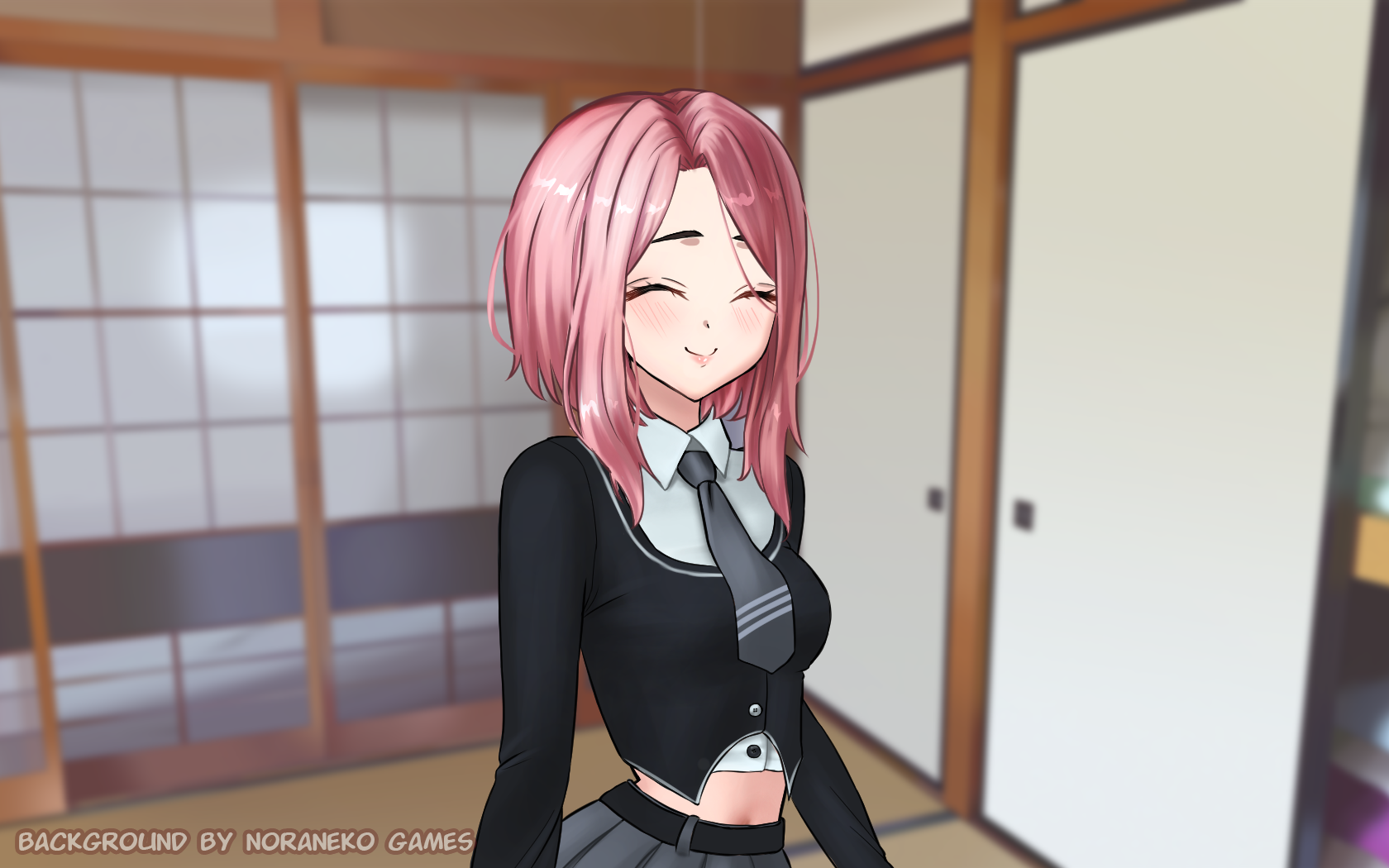 FREE Anime girl Character Sprite by blackbunney