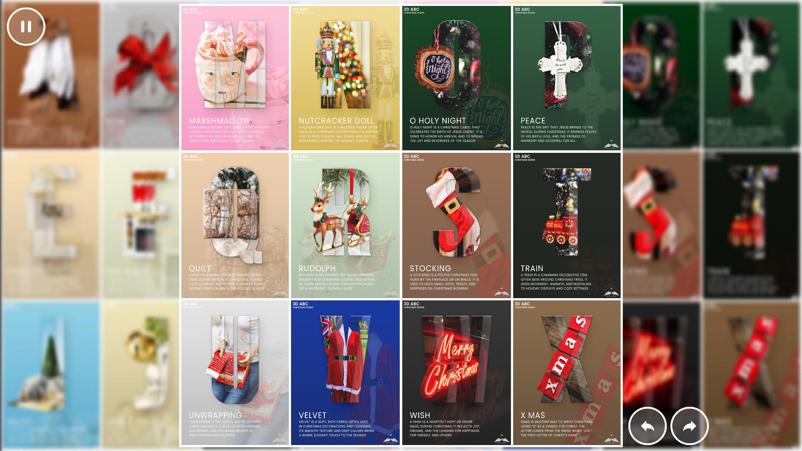 Aberiel 3D Christmas Picture Dictionary Is Available On Itch.Io - Aberiel 3D Christmas Picture ...