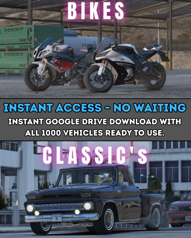 FiveM 2500+ Custom Debadged Cars Mega Pack – High Quality, ToS-Friendly ...