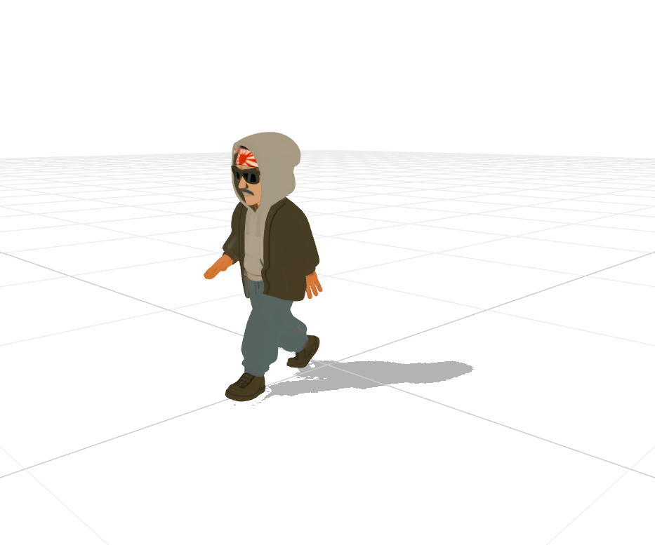 3D Modern Street Japanese Ronin Character Rigged Pack – 3D Model with ...