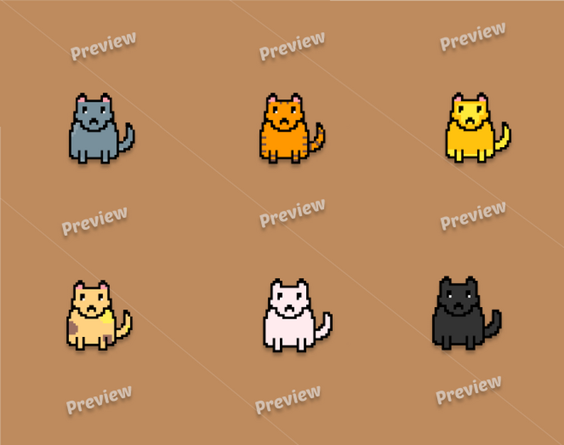Cats Pack - 64x64 and 32x32 by Suzana Assets