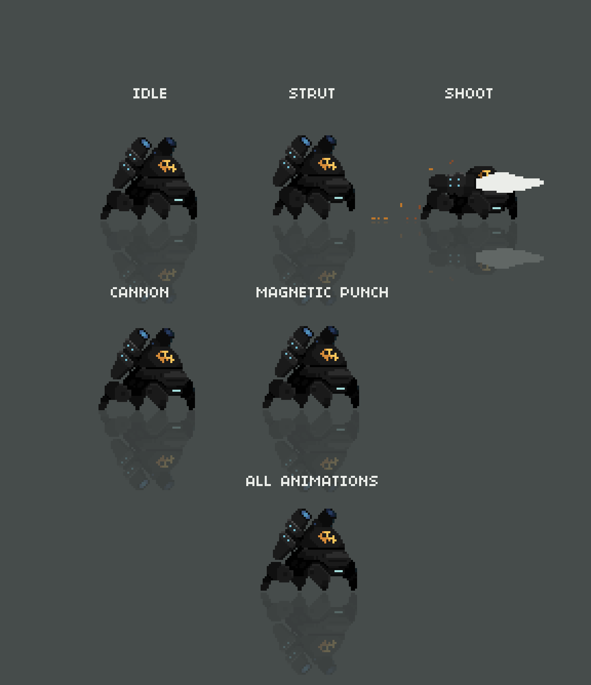 The DARK Series - Mech Mini Boss by Penusbmic
