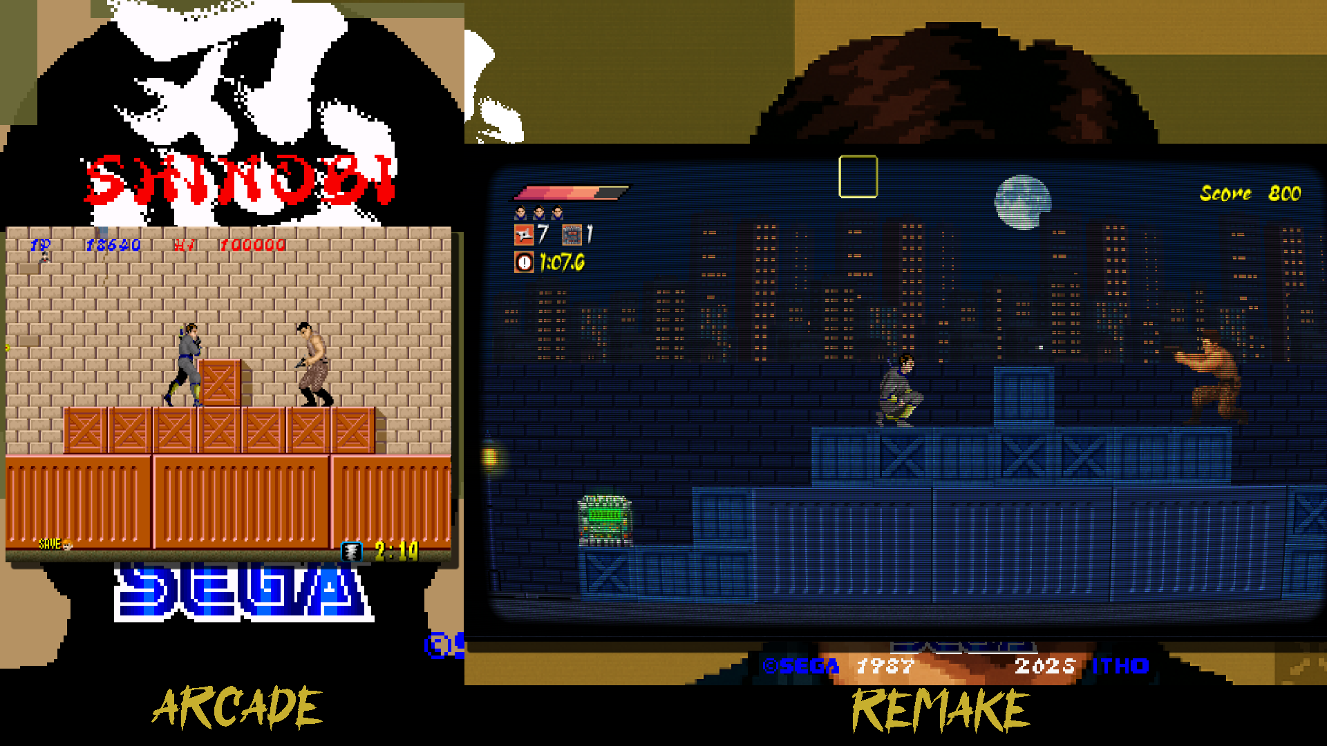 Shinobi Arcade Fan Remake by itho Games