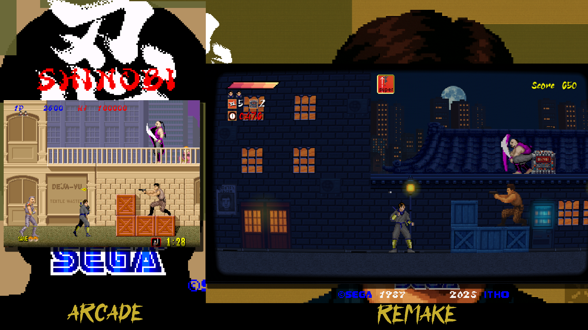 Shinobi Arcade Fan Remake by itho Games