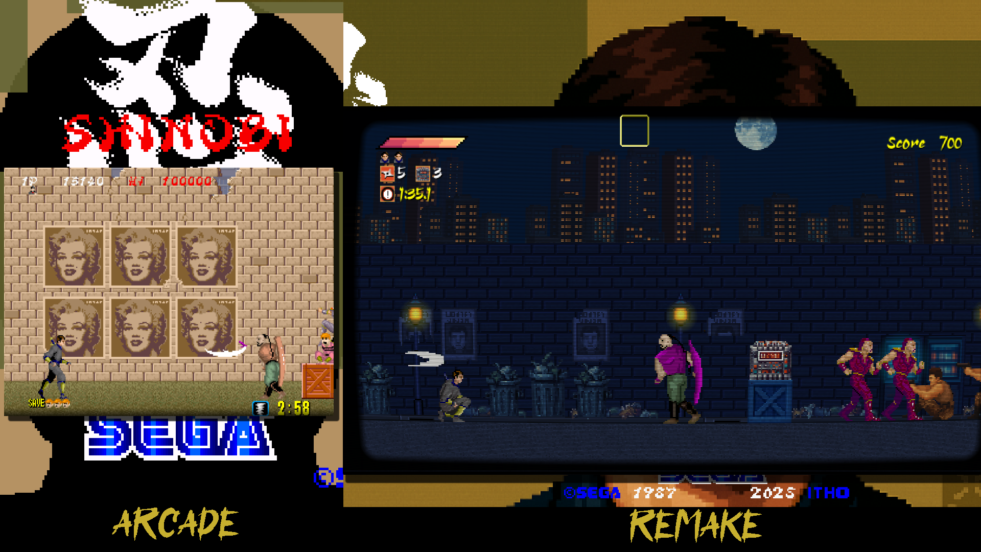 Shinobi Arcade Fan Remake by itho Games
