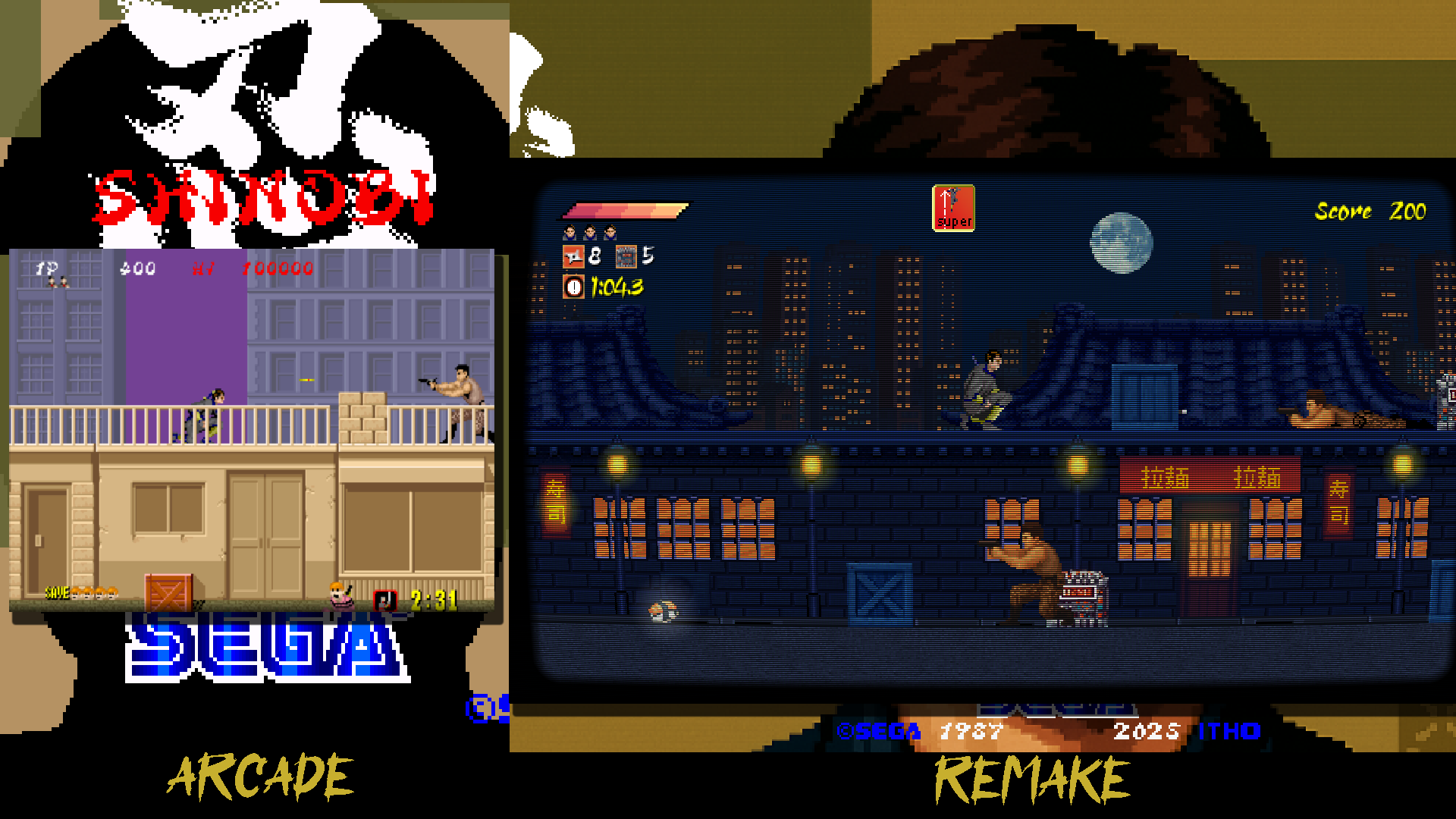 Shinobi Arcade Fan Remake by itho Games
