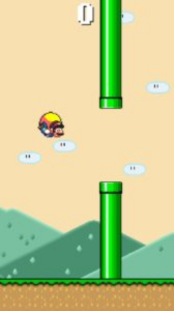 Flappy Mario World by Gus Larsen
