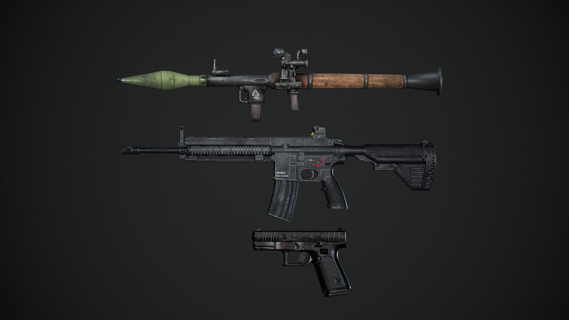 Realistic Weapons Collection by sheraz1994