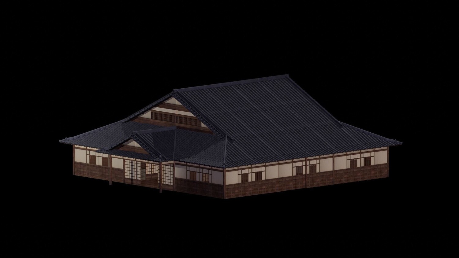 Japanese Traditional Pbr Building by sheraz1994