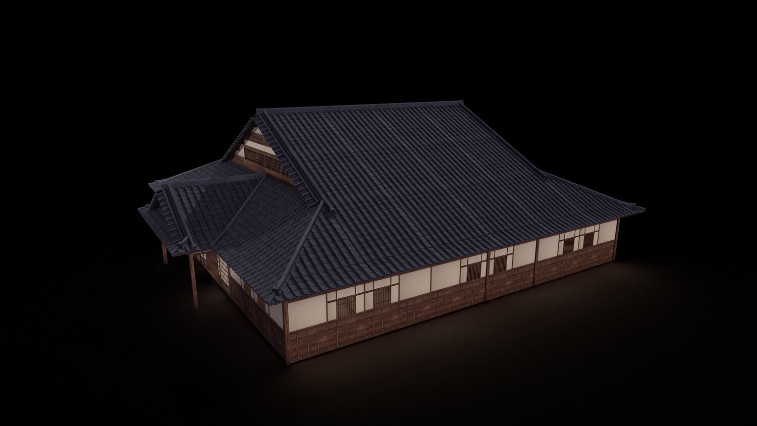 Japanese Traditional Pbr Building by sheraz1994