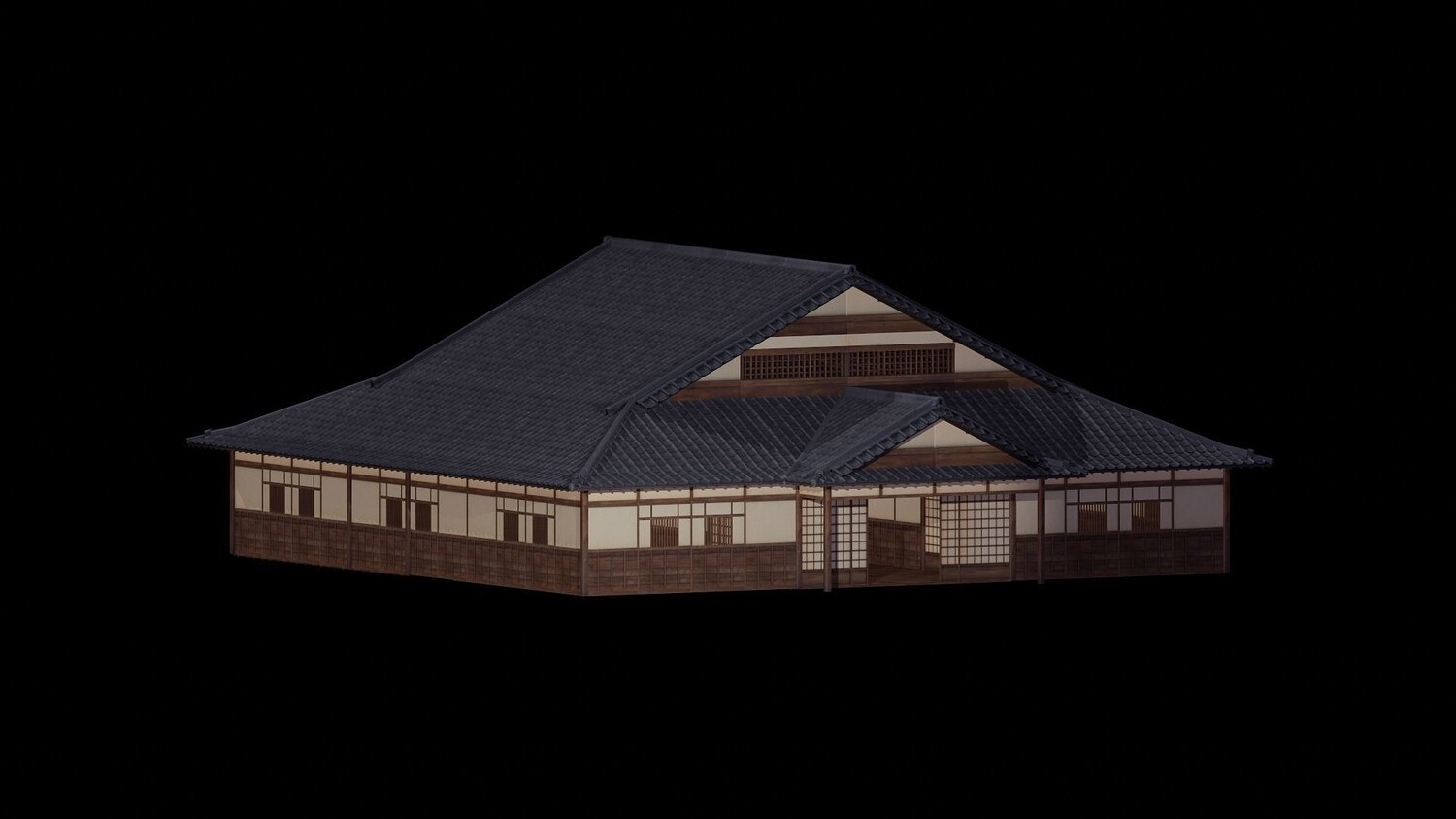 Japanese Traditional Pbr Building by sheraz1994