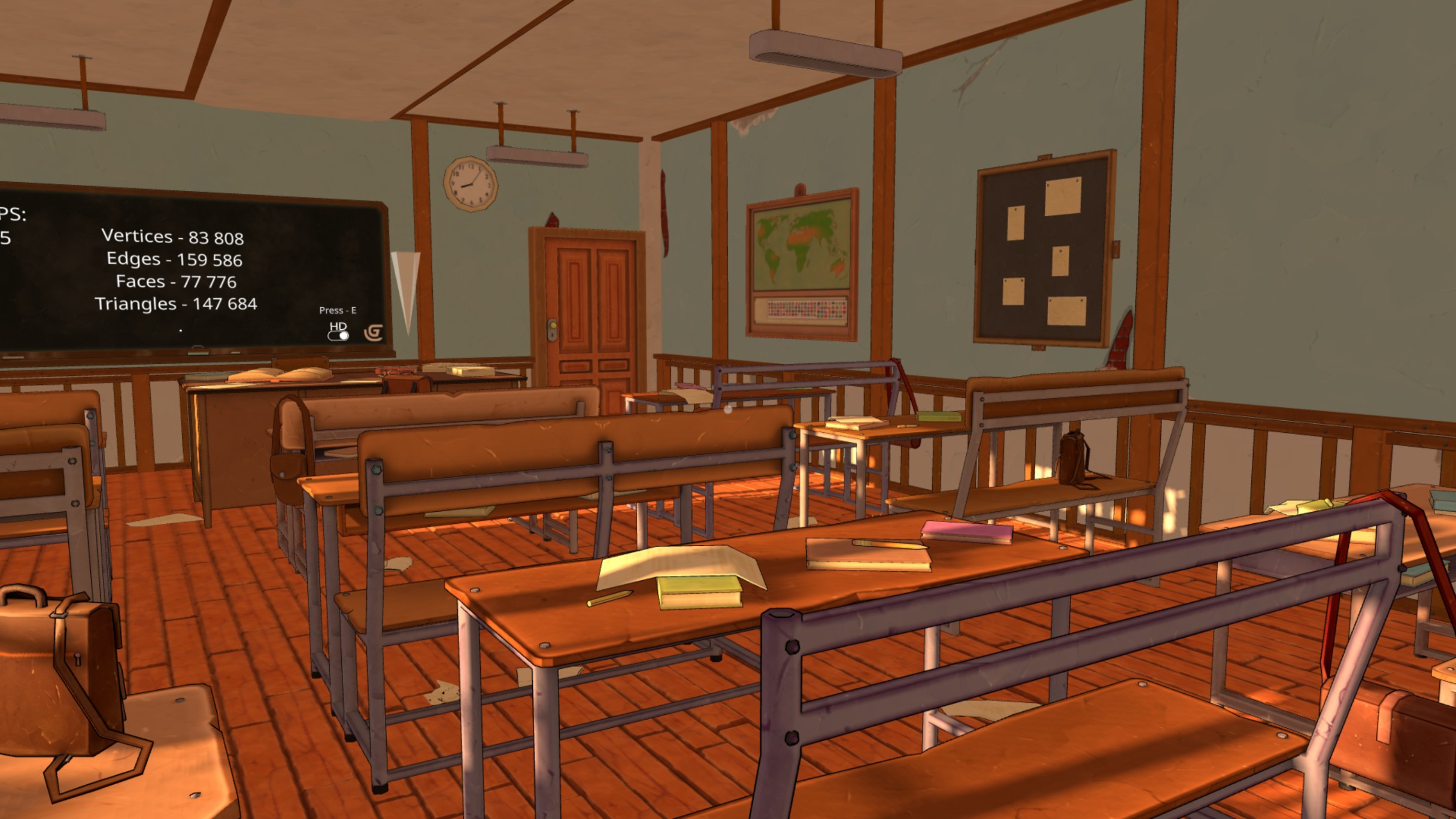 Stylized Classroom by MUMLADZE
